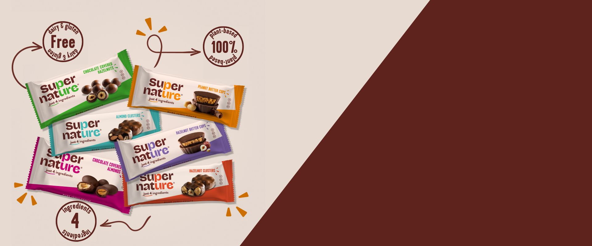 Supernature | Dairy-Free Chocolate Bars | Vegan | Gluten-Free
